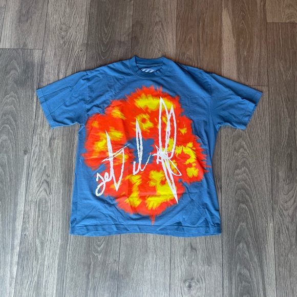 Shirts | Denim Tears X Offset Set It Off Tee Blue Authentic | Poshmark